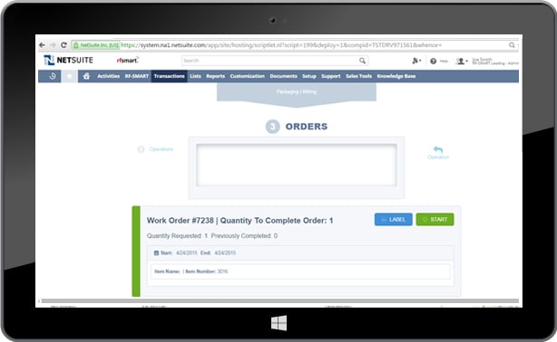 Manufacturing Reporting Tools | NetSuite Solutions | RF-SMART
