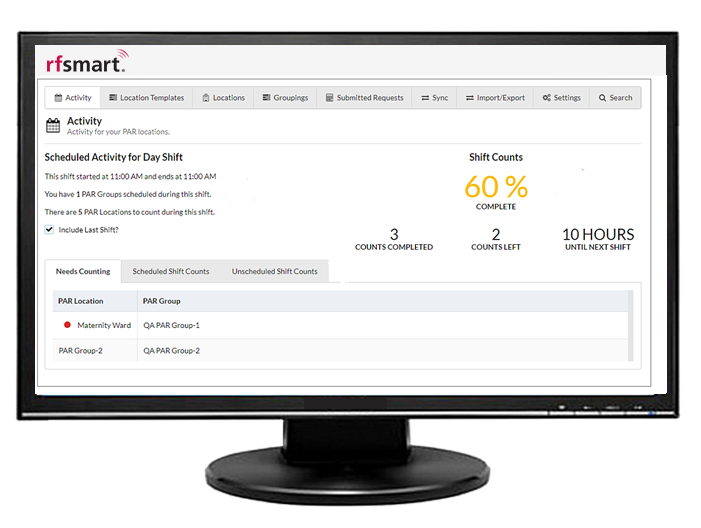 PAR Location Management