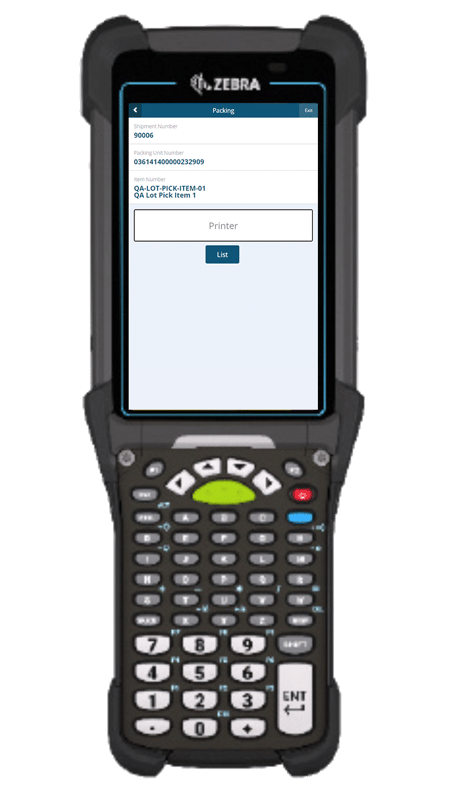 Oracle Barcode Scanners for Oracle Cloud SCM