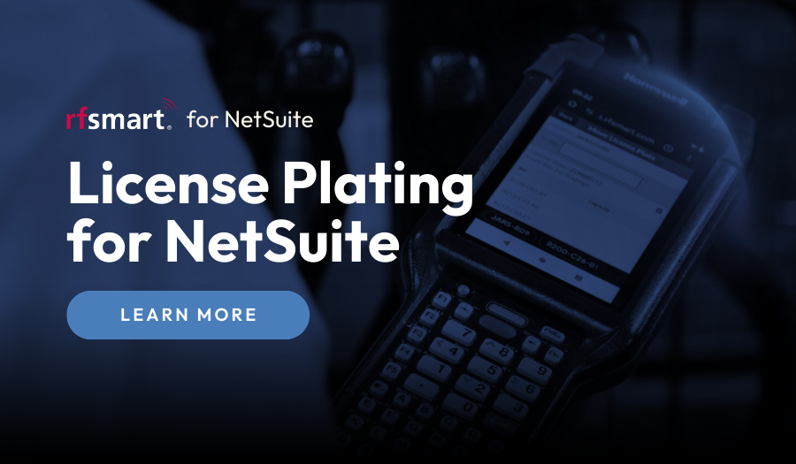 License Plating for NetSuite | RF-SMART